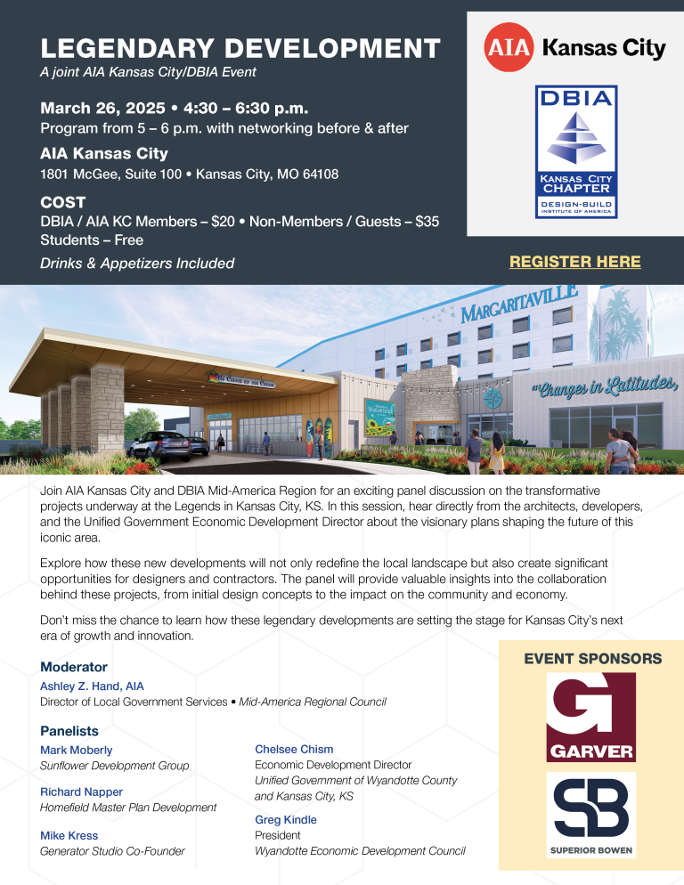 Kansas City | AIA & DBIA Event: Legendary Development – DBIA-MAR